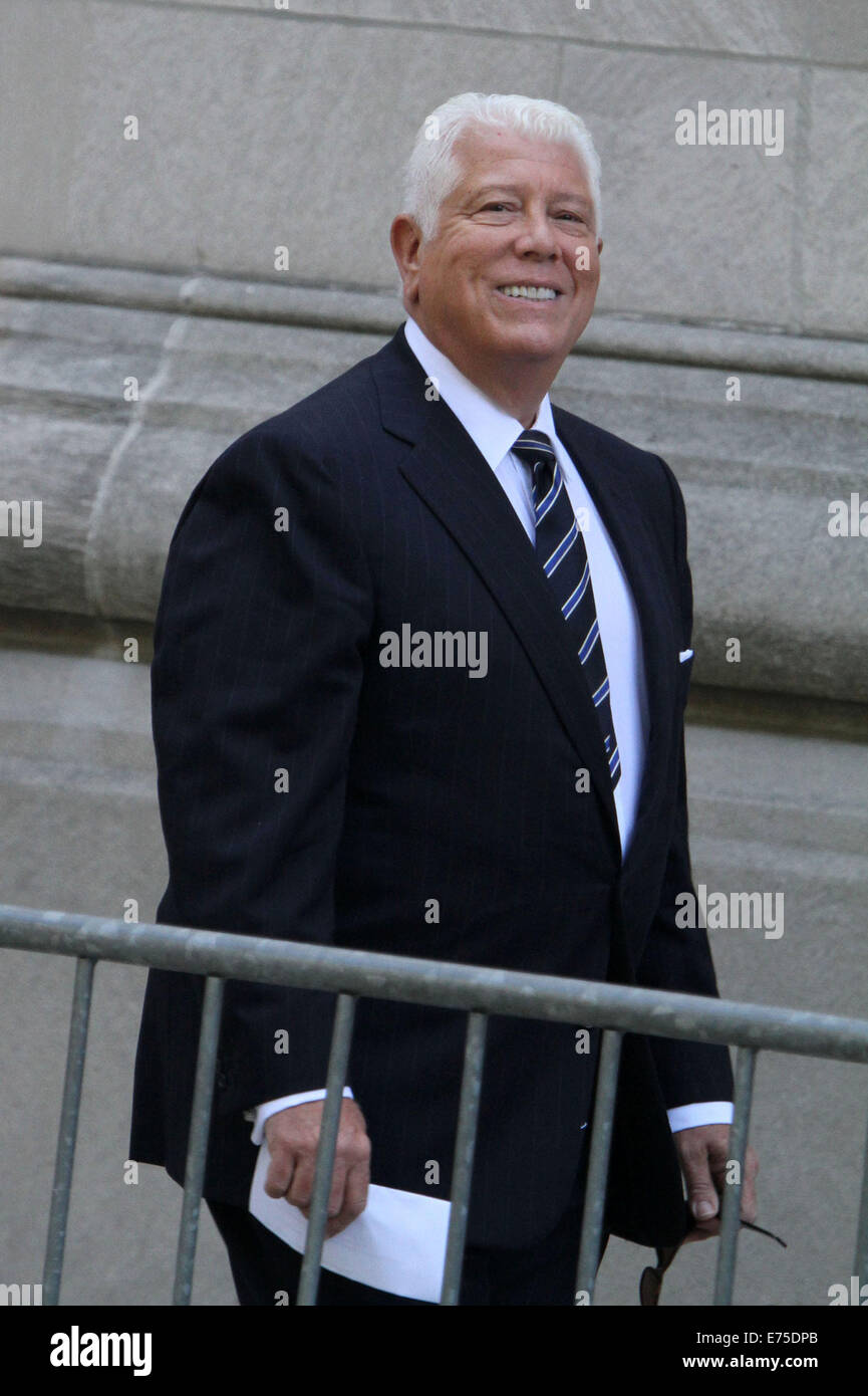 New York, New York, USA. 6th Sep, 2014. Designer DENNIS BASSO arrives ...