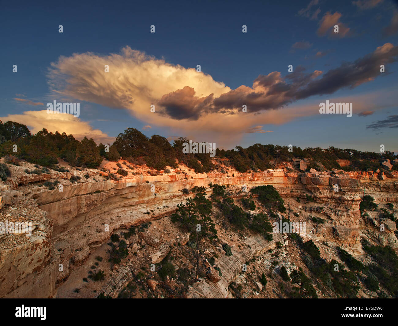 Grand Canyon Cape Royal Sunset Stock Photo - Alamy