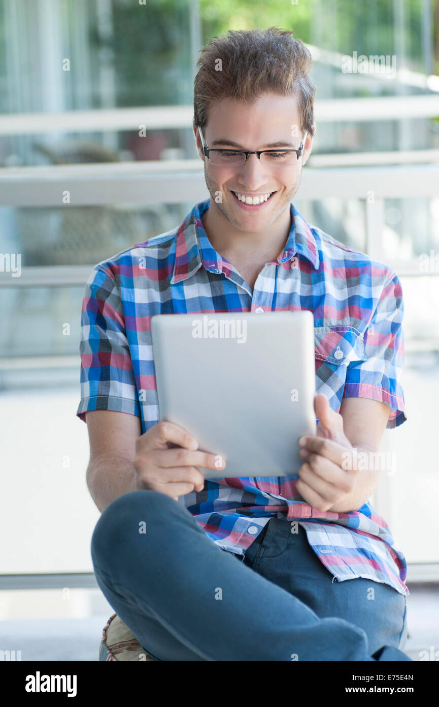 Beautiful reading glasses tablet hi-res stock photography and images ...