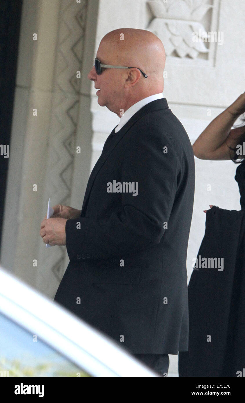 New York, New York, USA. 6th Sep, 2014. PAUL SHAFFER and GUEST arrive ...