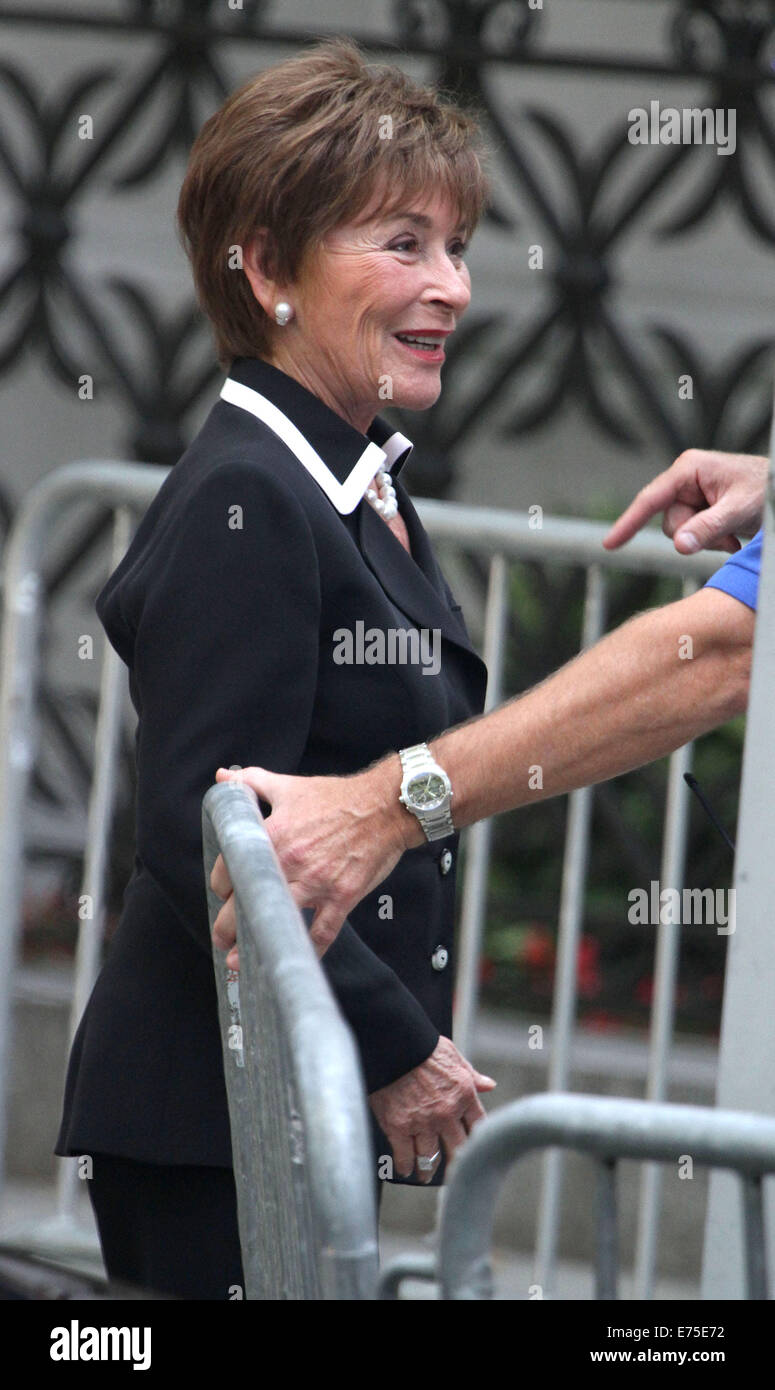 New York, New York, USA. 6th Sep, 2014. JUDITH SHEINDLIN (JUDGE JUDY ...