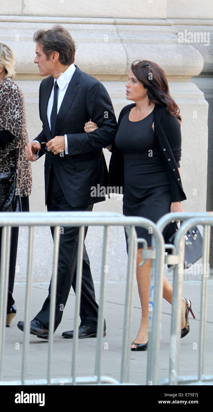 New York, New York, USA. 6th Sep, 2014. DR. MEHMET OZ and his wife LISA ...