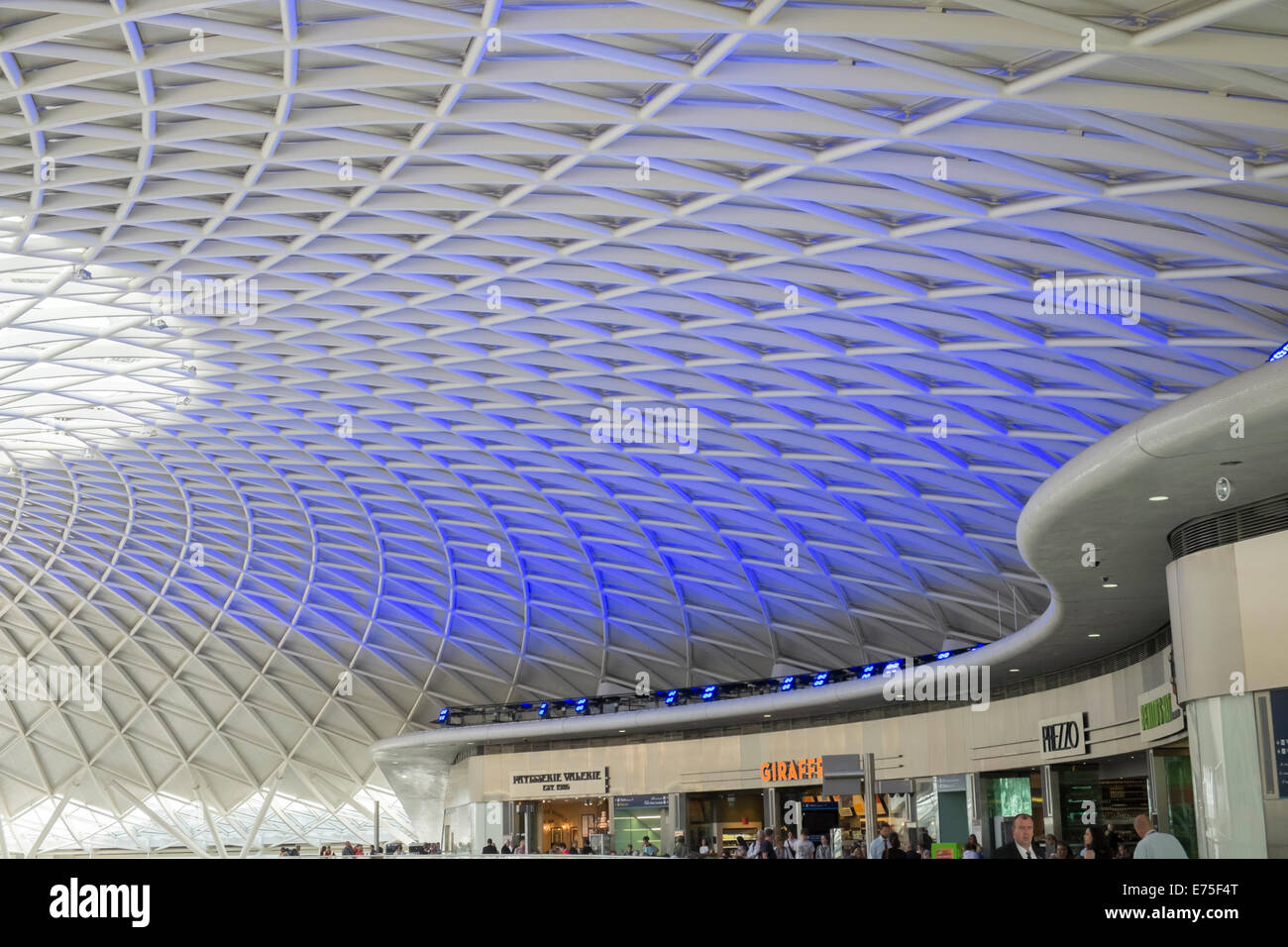 Fantastic architecture at London's Kings Cross Station Stock Photo - Alamy