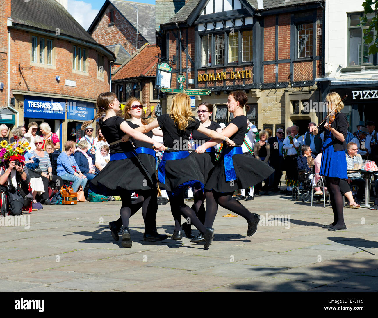 Folk dancers in York, North Yorkshire, England UK Stock Photo - Alamy