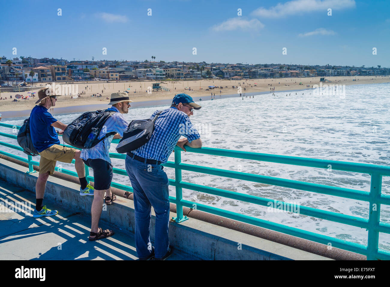 Watching ocean railing hi-res stock photography and images - Alamy