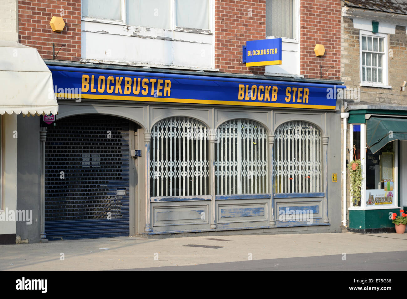 Closed, BLOCKBUSTER store, UK Stock Photo - Alamy