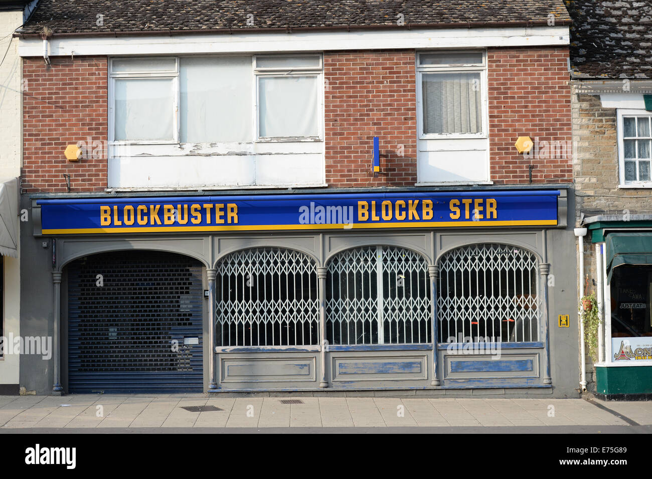 Closed, BLOCKBUSTER store, UK Stock Photo - Alamy
