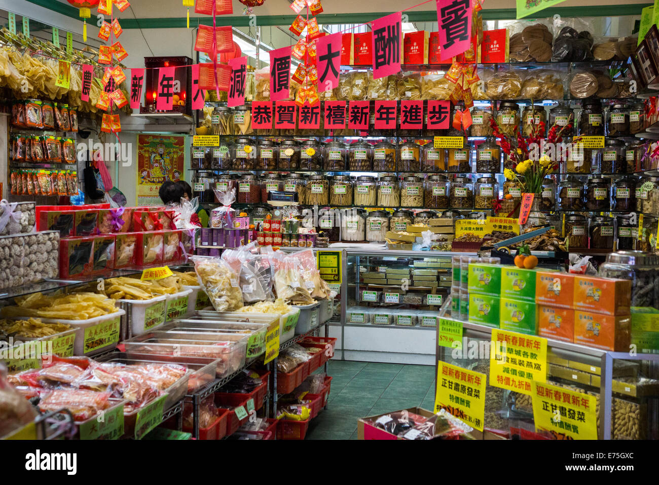 Store interior in Chinatown, San Francisco Stock Photo - Alamy
