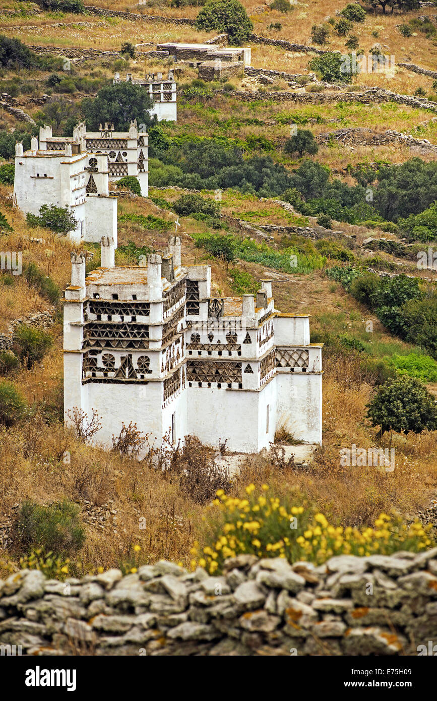 Some of the oldest dovecotes in the Aegean are located near Tarambados ...