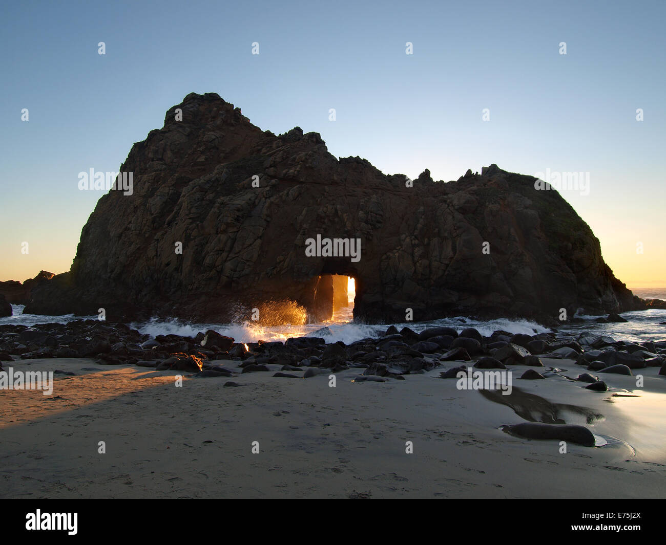 Pfeiffer Beach Big Sur California Stock Photo - Alamy