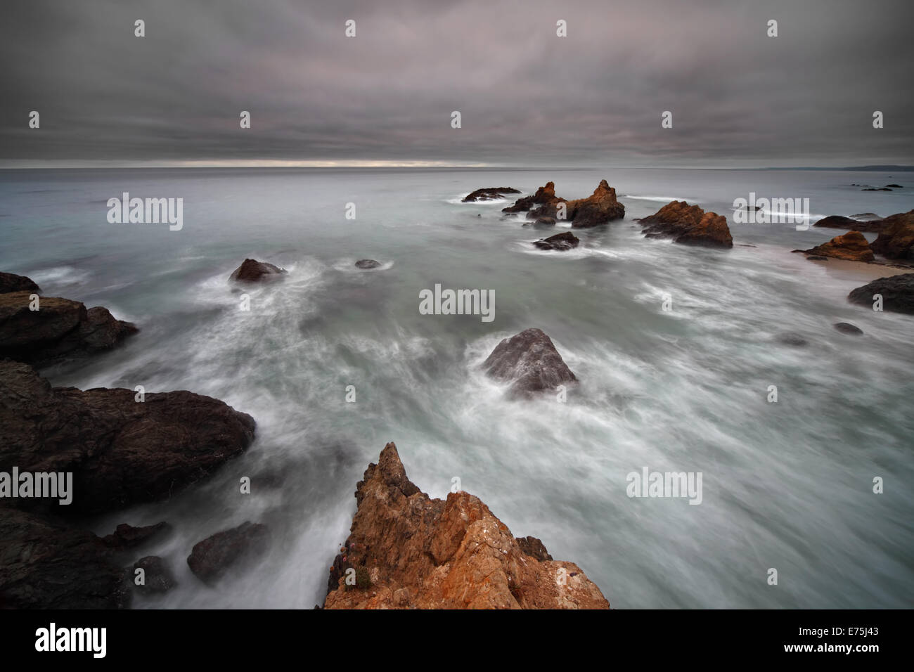 Rocky Ocean Coast in Northern California Stock Photo - Alamy