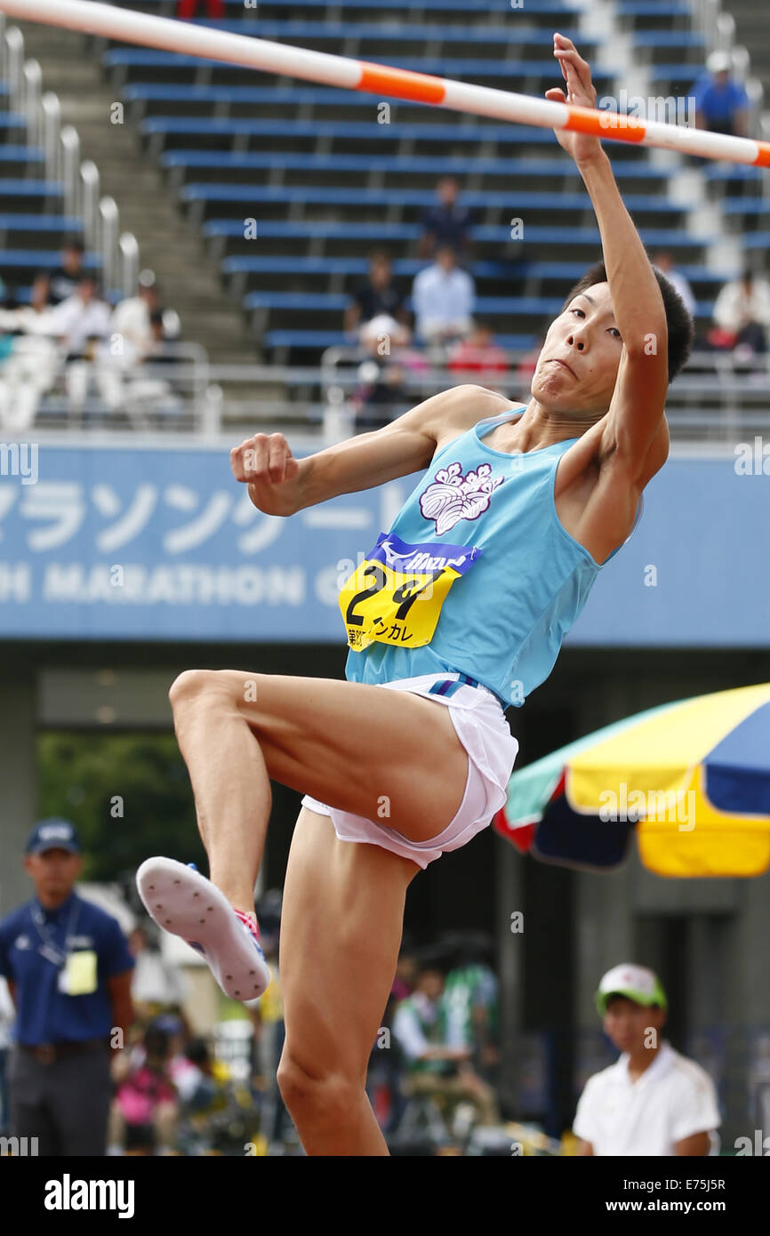 Kumagaya Sports Culture Park Athletics Stadium, Saitama, Japan. 7th Sep ...