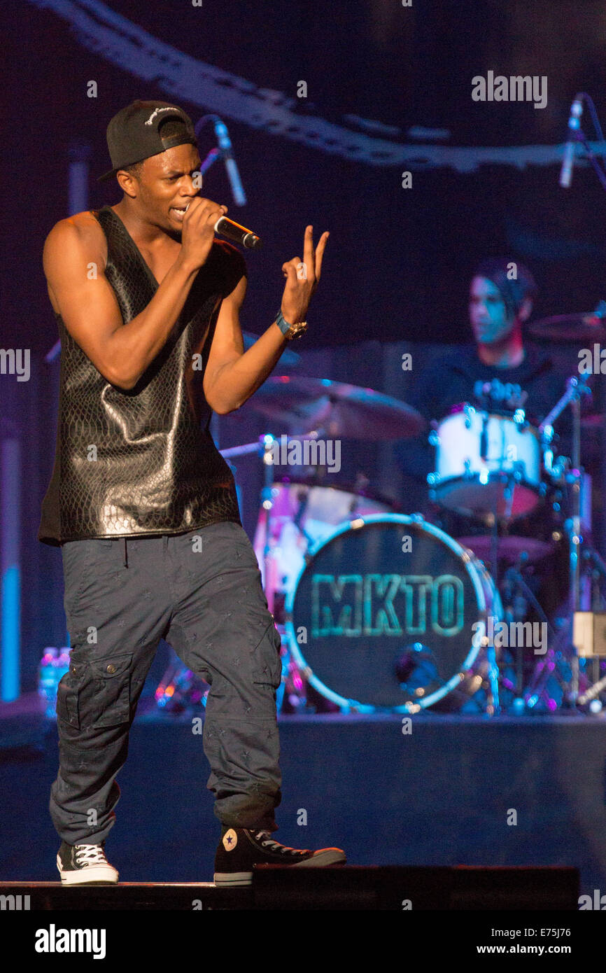 Baltimore, Maryland, USA. 6th Sep, 2014. Singer MALCOLM KELLEY of MKTO ...