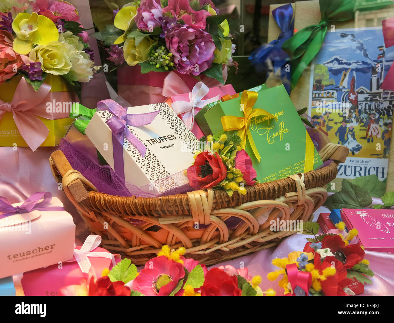 Teuscher Chocolatier Store Window Display, Rockefeller Center, NYC ...