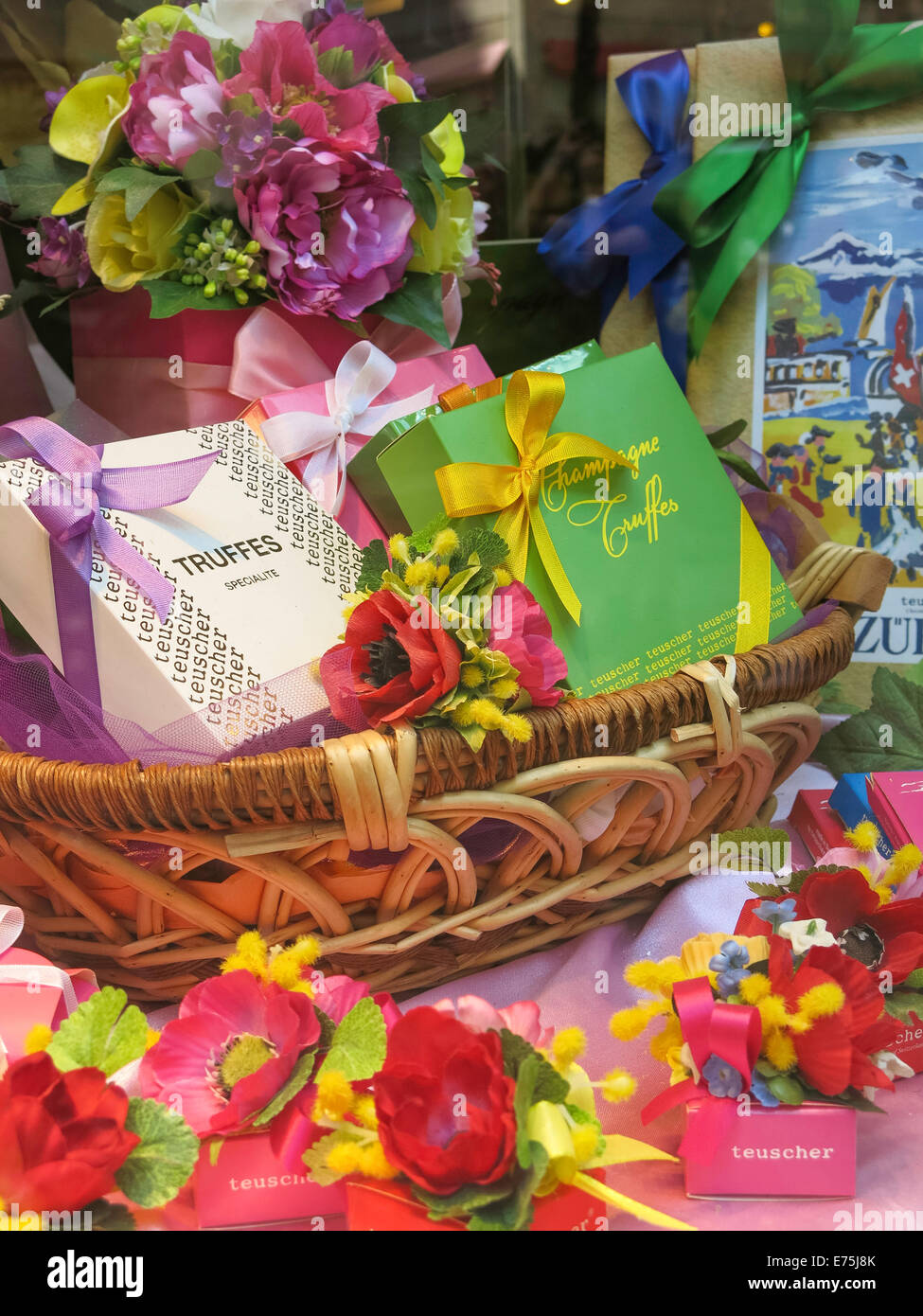 Teuscher Chocolatier Store Window Display, Rockefeller Center, NYC ...