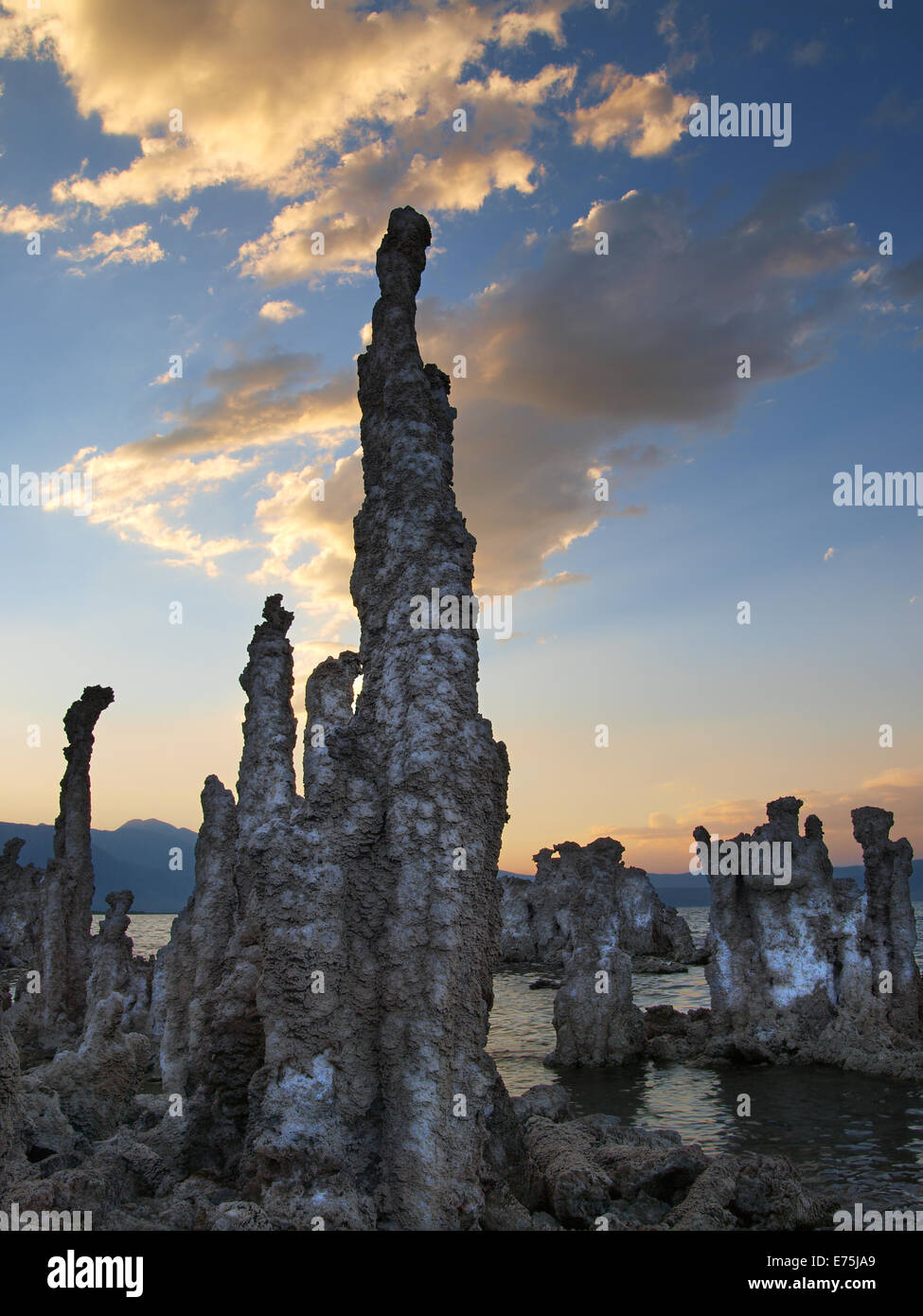 Storm over Mono Lake California Stock Photo - Alamy