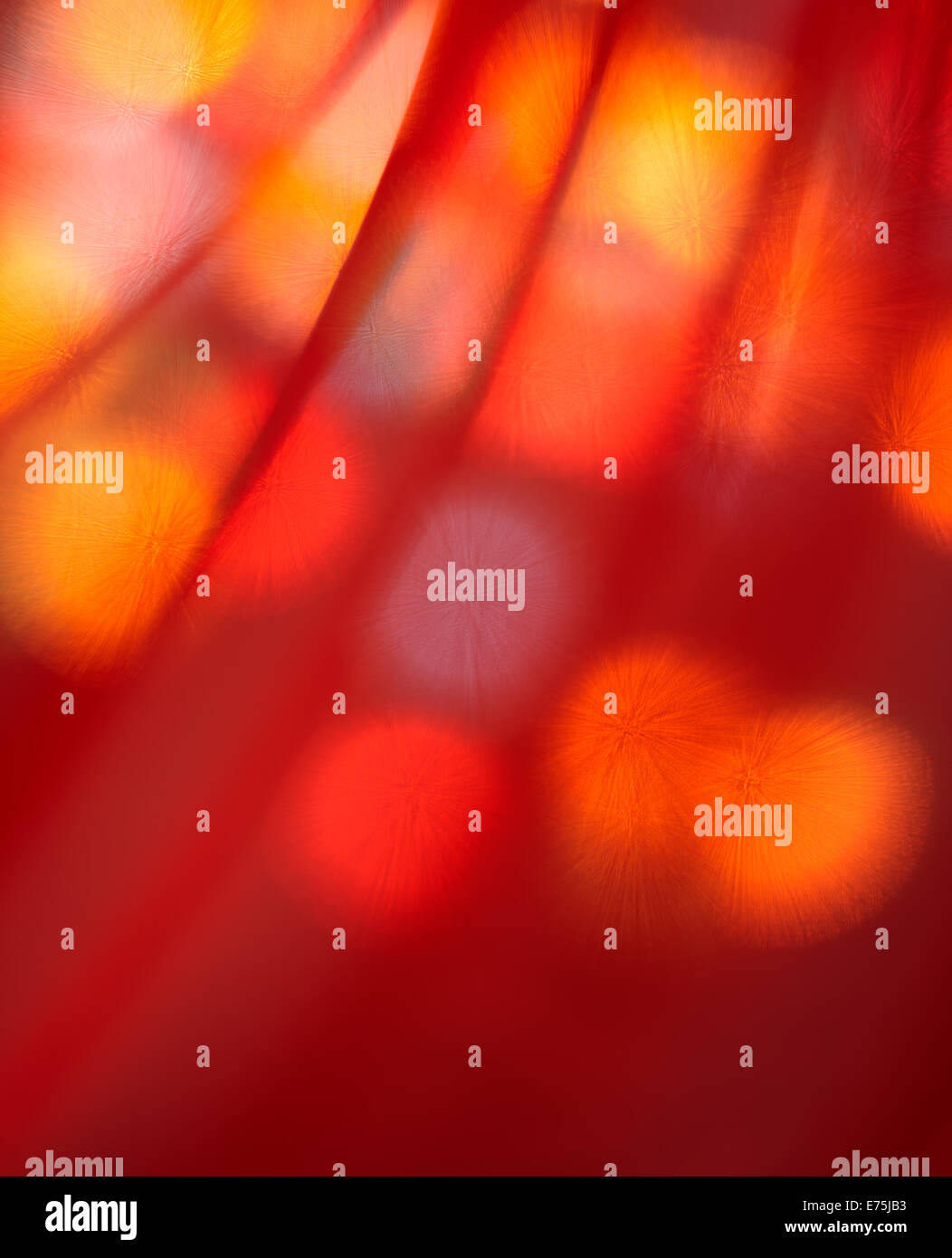 christmas lights through waving curtain as background Stock Photo - Alamy