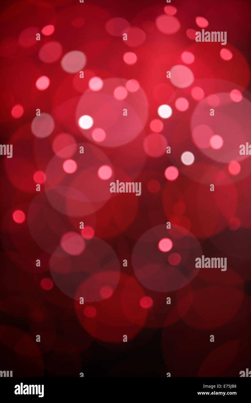 red bokeh background created by christmas lights Stock Photo - Alamy