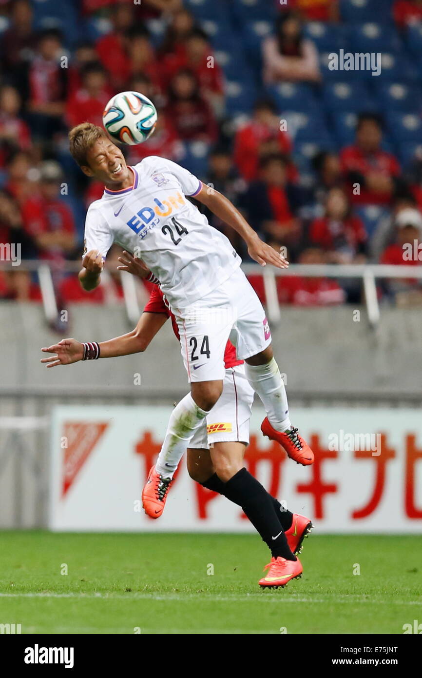 Saitama, Japan. 7th Sep, 2014. Gakuto Notsuda (Sanfrecce) Football ...