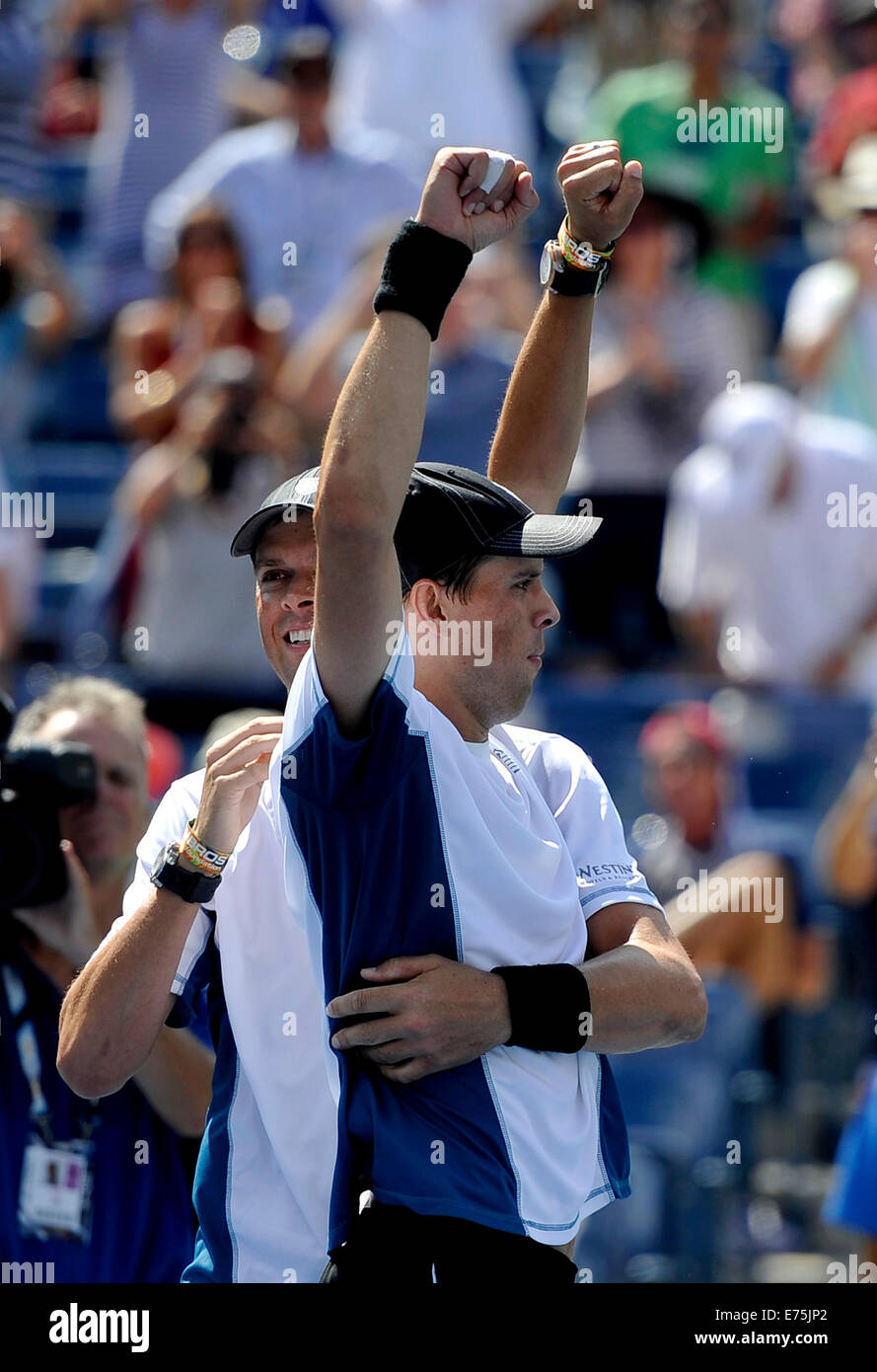 New York, USA. 7th Sep, 2014. Bob Bryan and Mike Bryan of the United ...