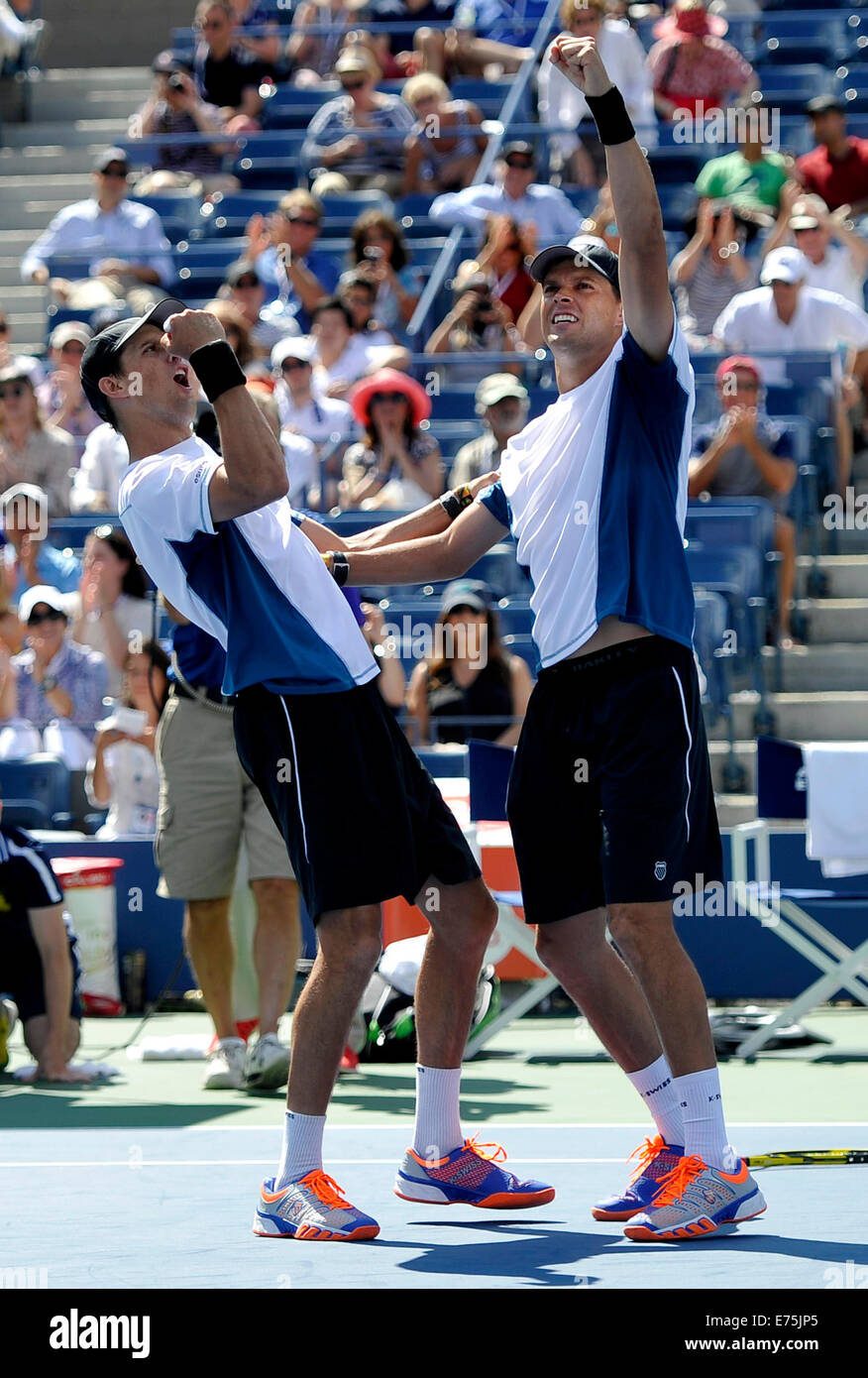 New York, USA. 7th Sep, 2014. Bob Bryan and Mike Bryan of the United ...