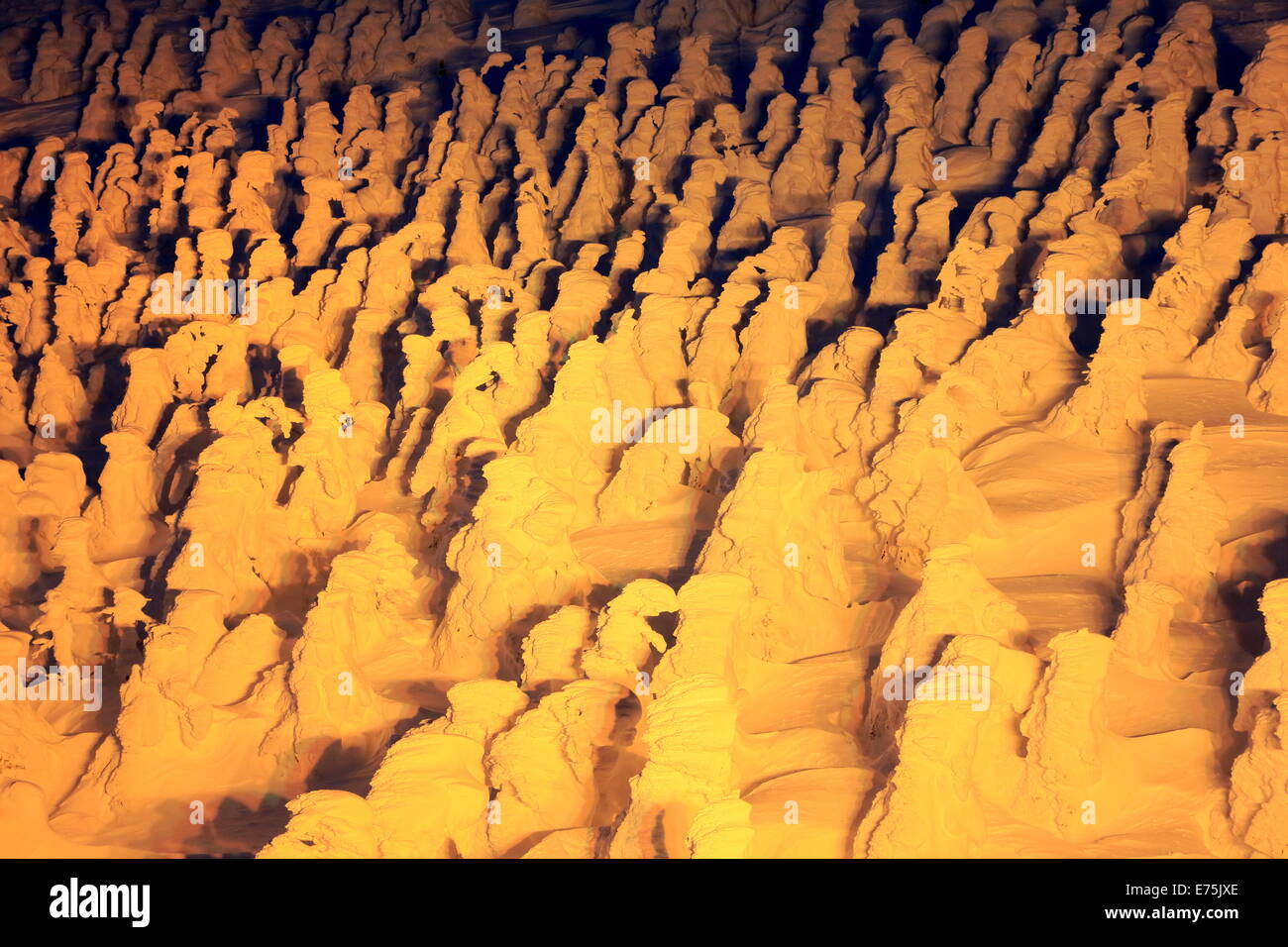 Soft Rime in Zao,Yamagata prefecture, Japan Stock Photo - Alamy