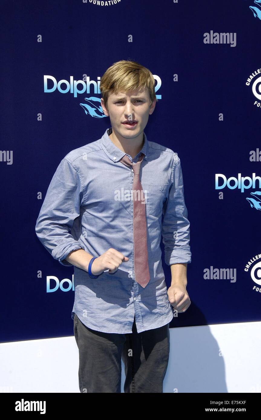 Los Angeles, CA, USA. 7th Sep, 2014. Nathan Gamble at arrivals for ...