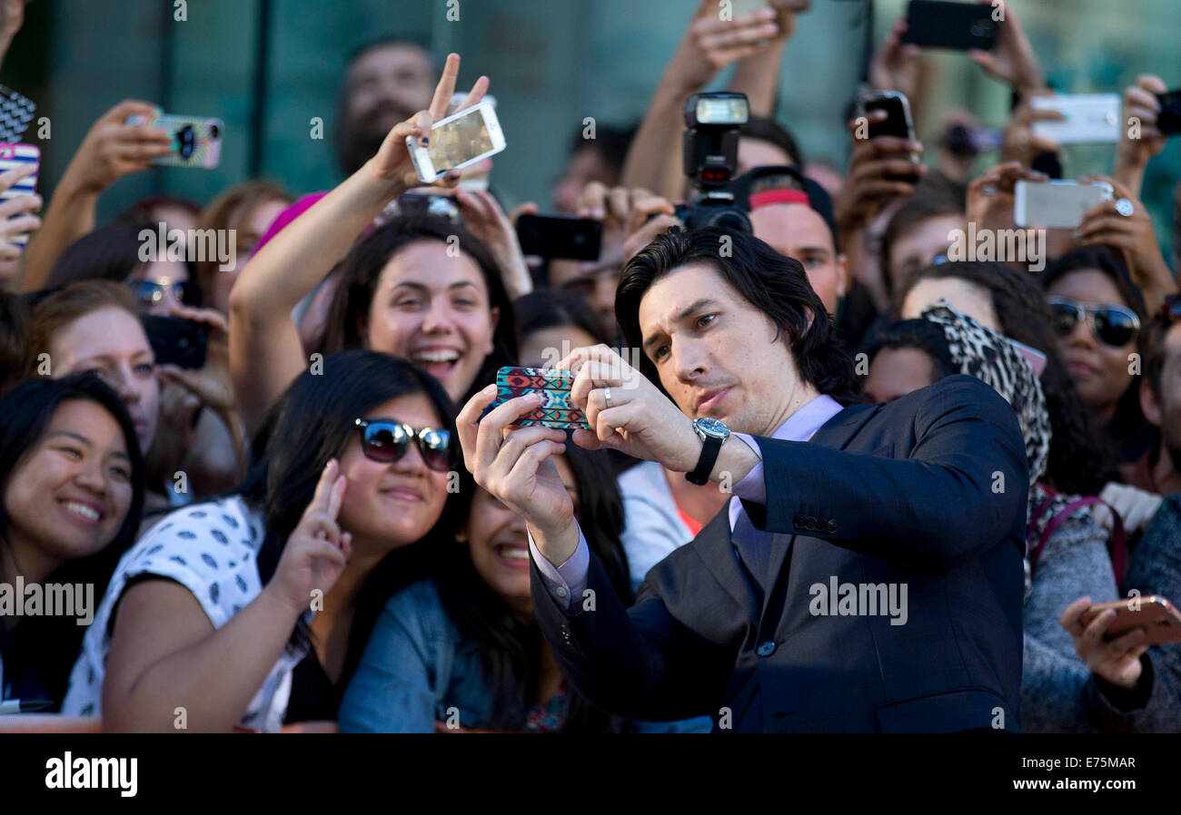 Toronto, Canada. 7th Sep, 2014. Actor Adam Driver poses for photos with ...