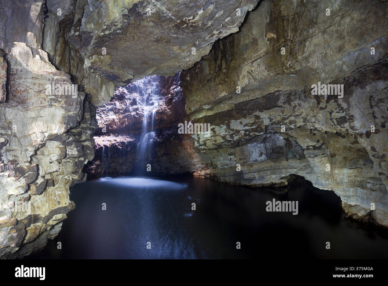 Smoo Cave, Durness Stock Photo - Alamy