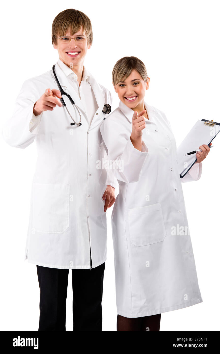 Happy doctors Cut Out Stock Images & Pictures - Alamy