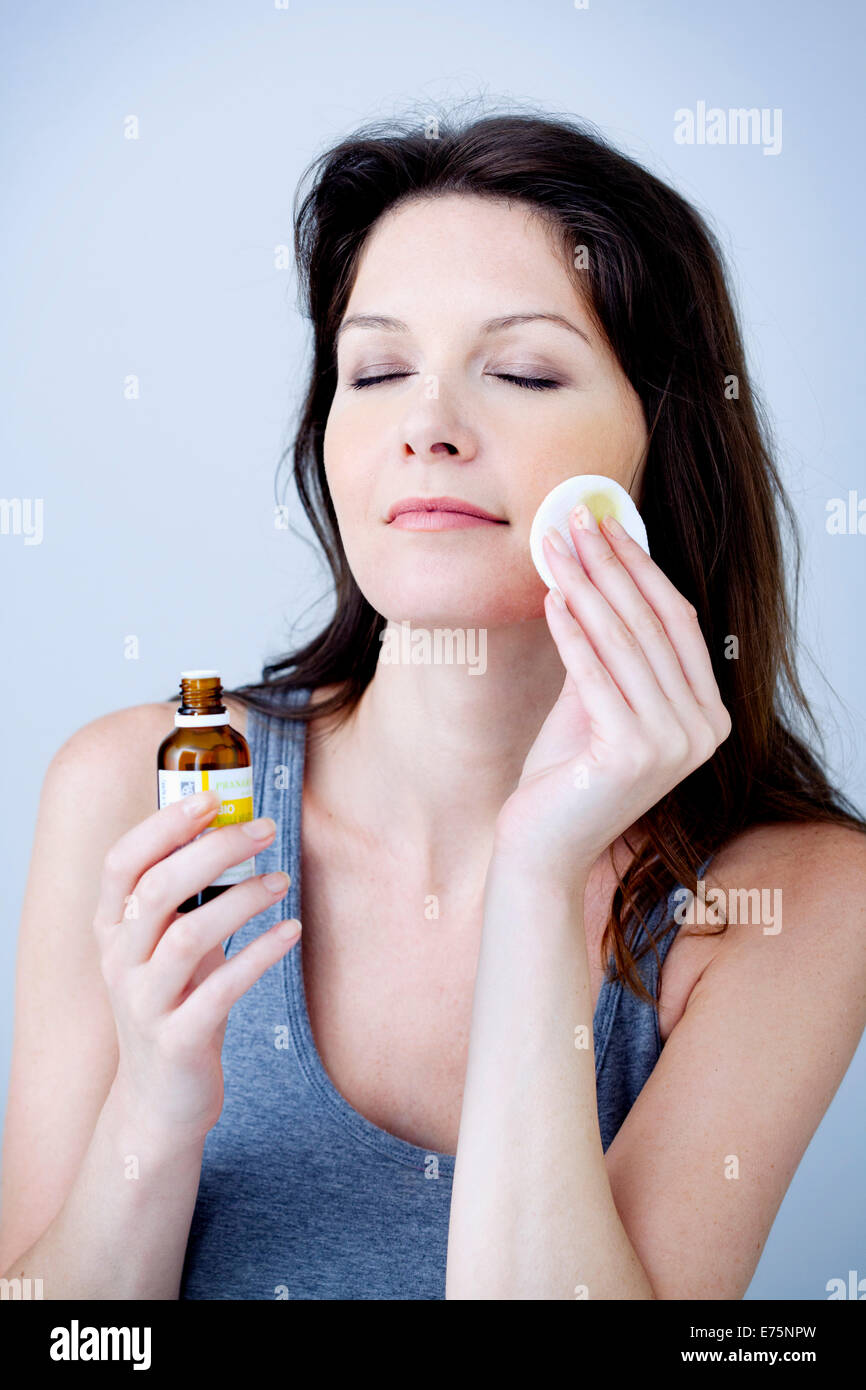 Face care, woman Stock Photo - Alamy