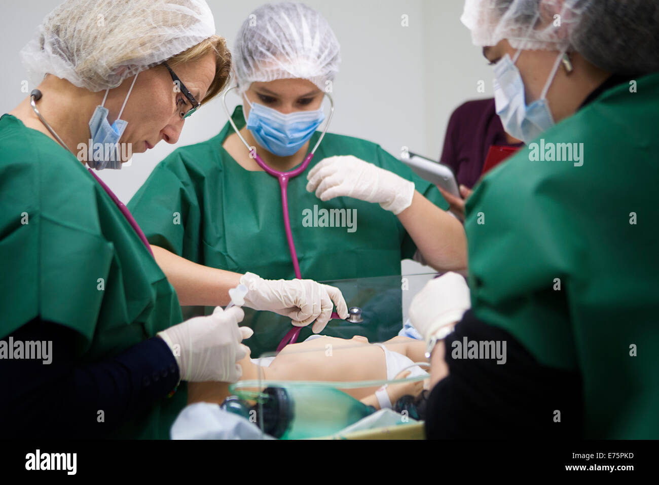 Intubated newborn hi-res stock photography and images - Alamy