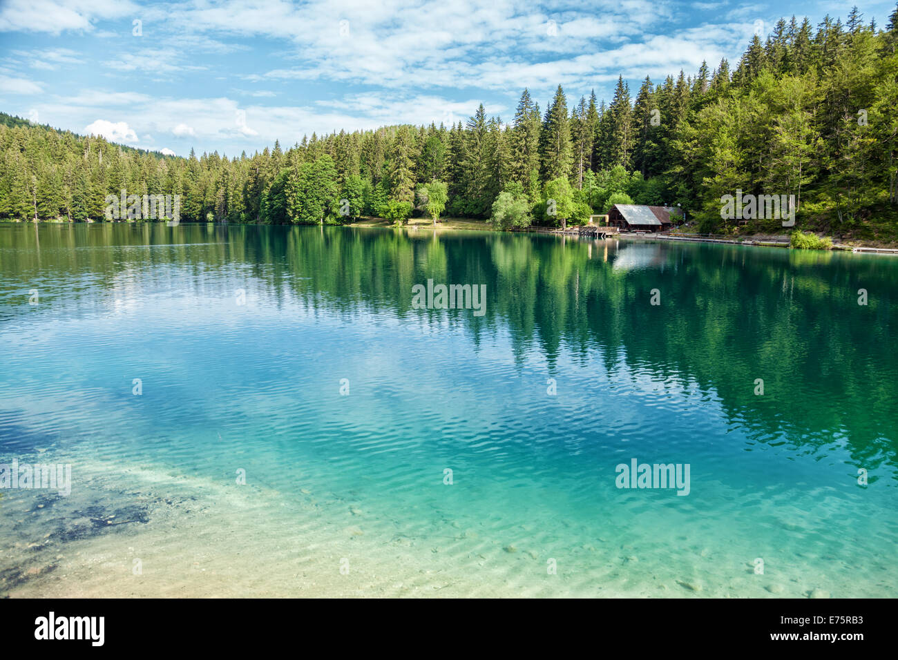 Lake of fusine forest hi-res stock photography and images - Alamy