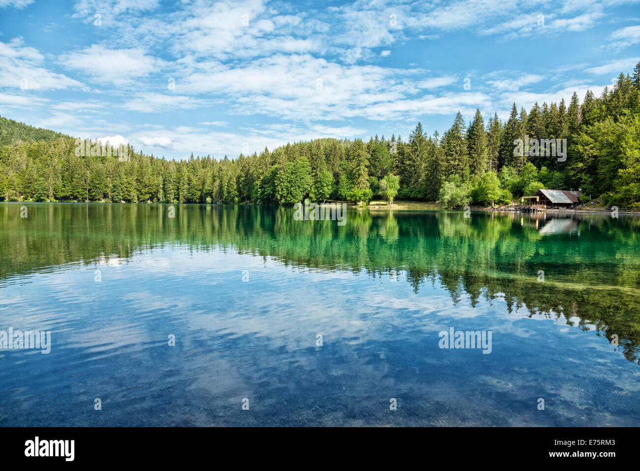 Fusine mountain lake in friuli hi-res stock photography and images - Alamy