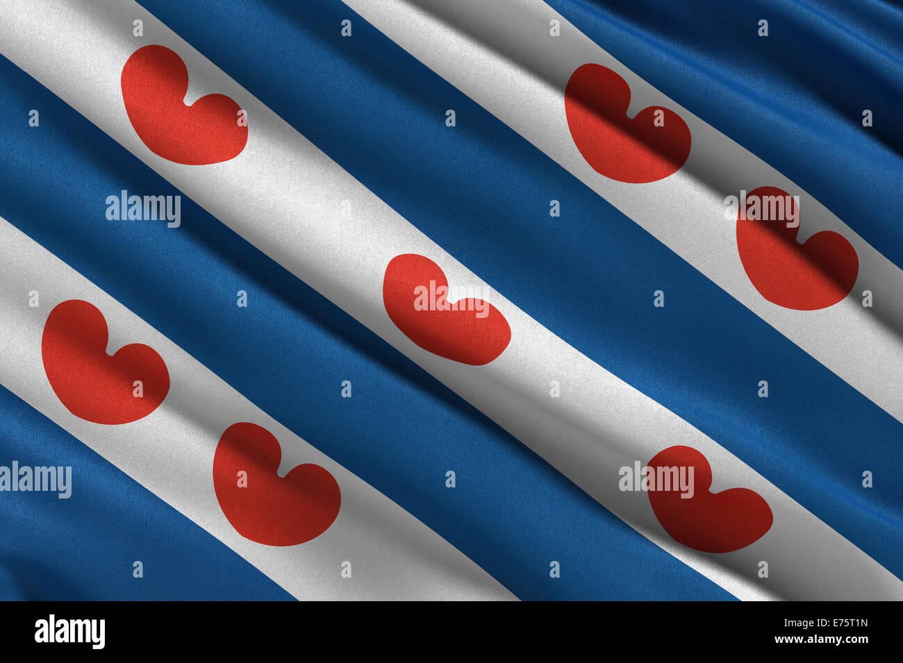 Flag Of Friesland High Resolution Stock Photography and Images - Alamy