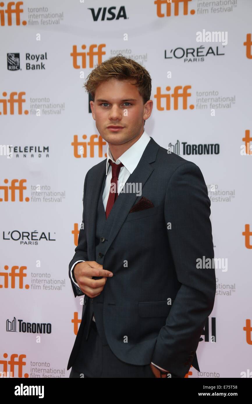 Toronto, Canada. 06th Sep, 2014. Actor Jeremy Irvine arrives at the ...