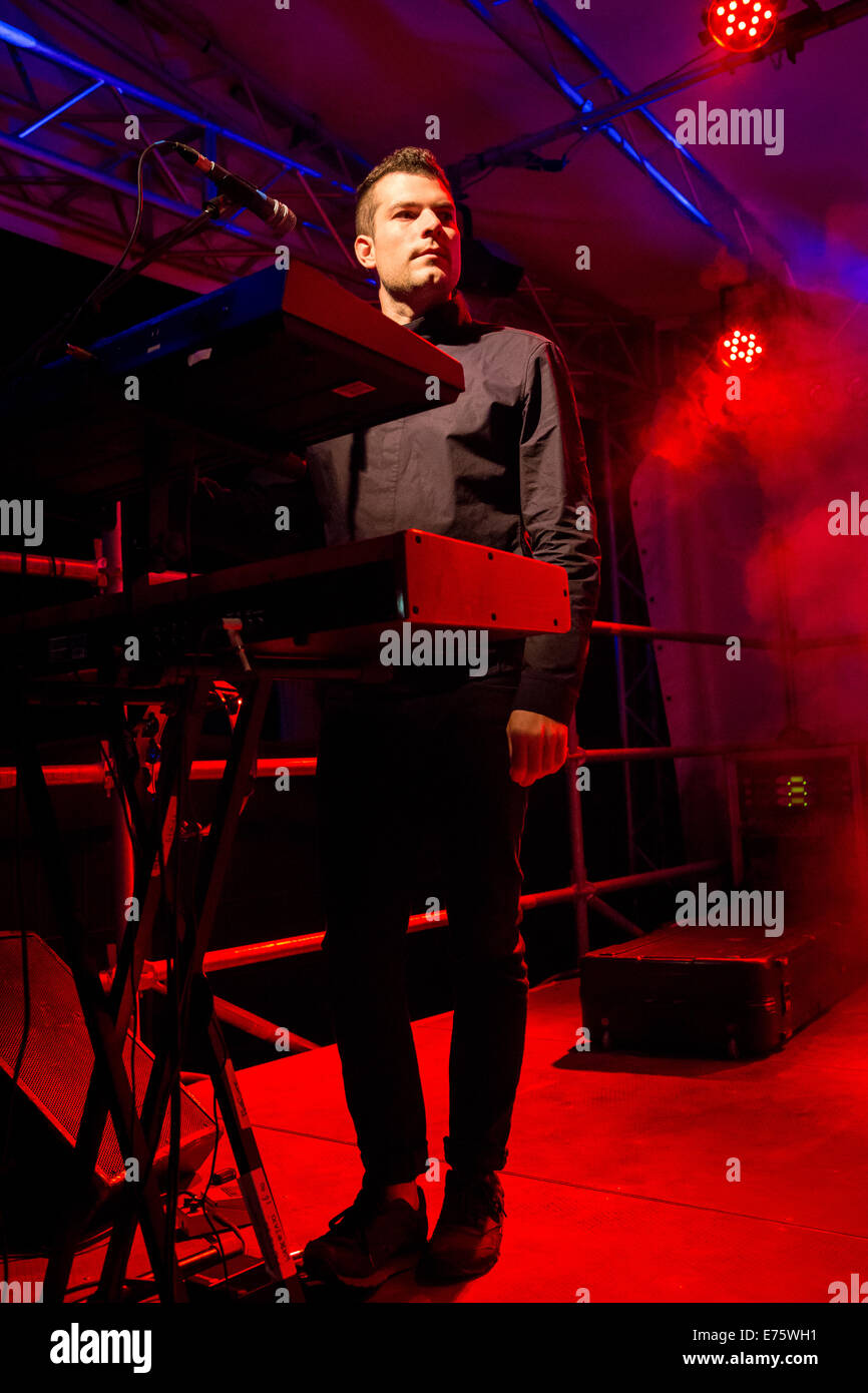Segrate Milan Italy. 07th September 2014. Mike Hadreas known on stage ...
