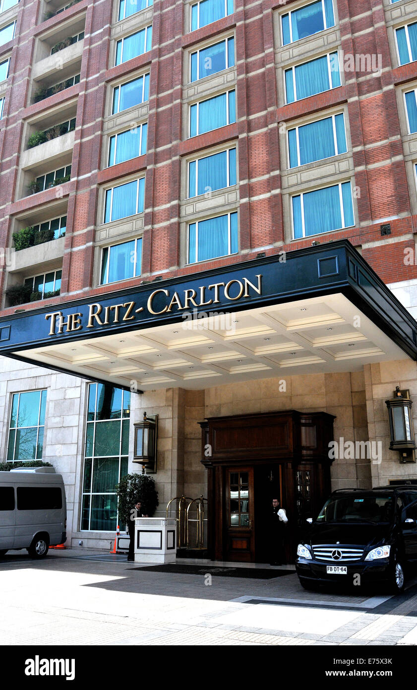 The Ritz Carlton palace hotel Santiago Chile Stock Photo - Alamy