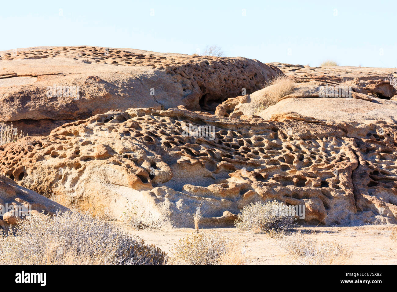 Eroded structures in granite, ‪Namib-Naukluft National Park‬, Namibia ...