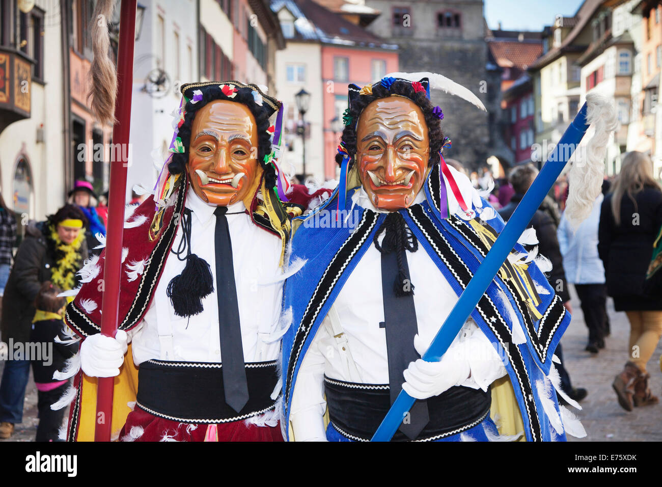 Narrensprung traditional carnival rottweiler rottweil hi-res stock ...