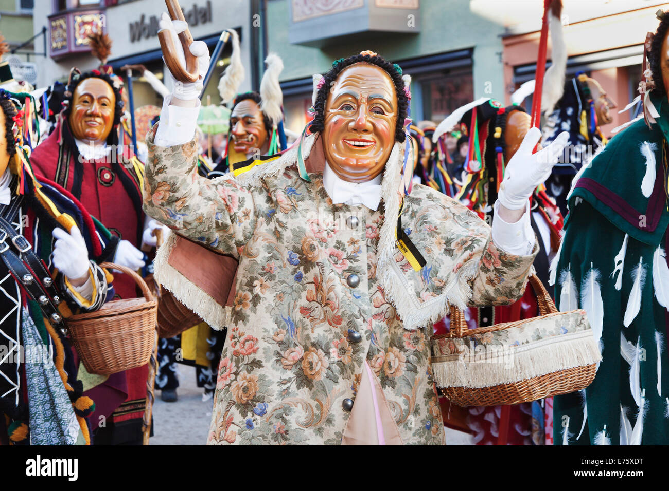 Narrensprung festival, Rottweiler Fastnacht festival, Rottweil, Swabian ...