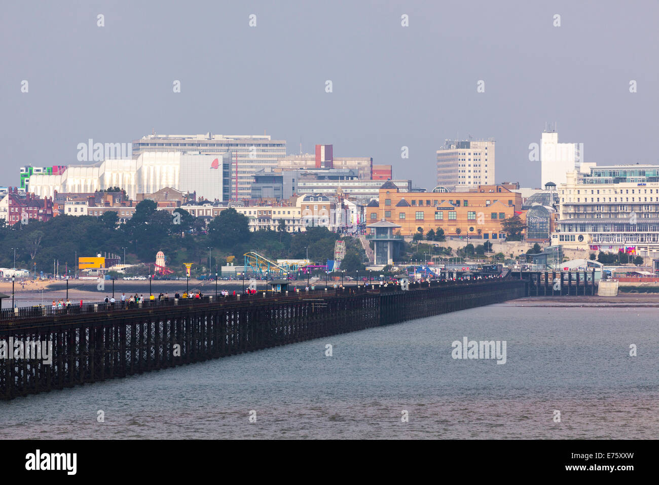 Town of Southend Viewed from the Seaward End of the Pier, the longest ...