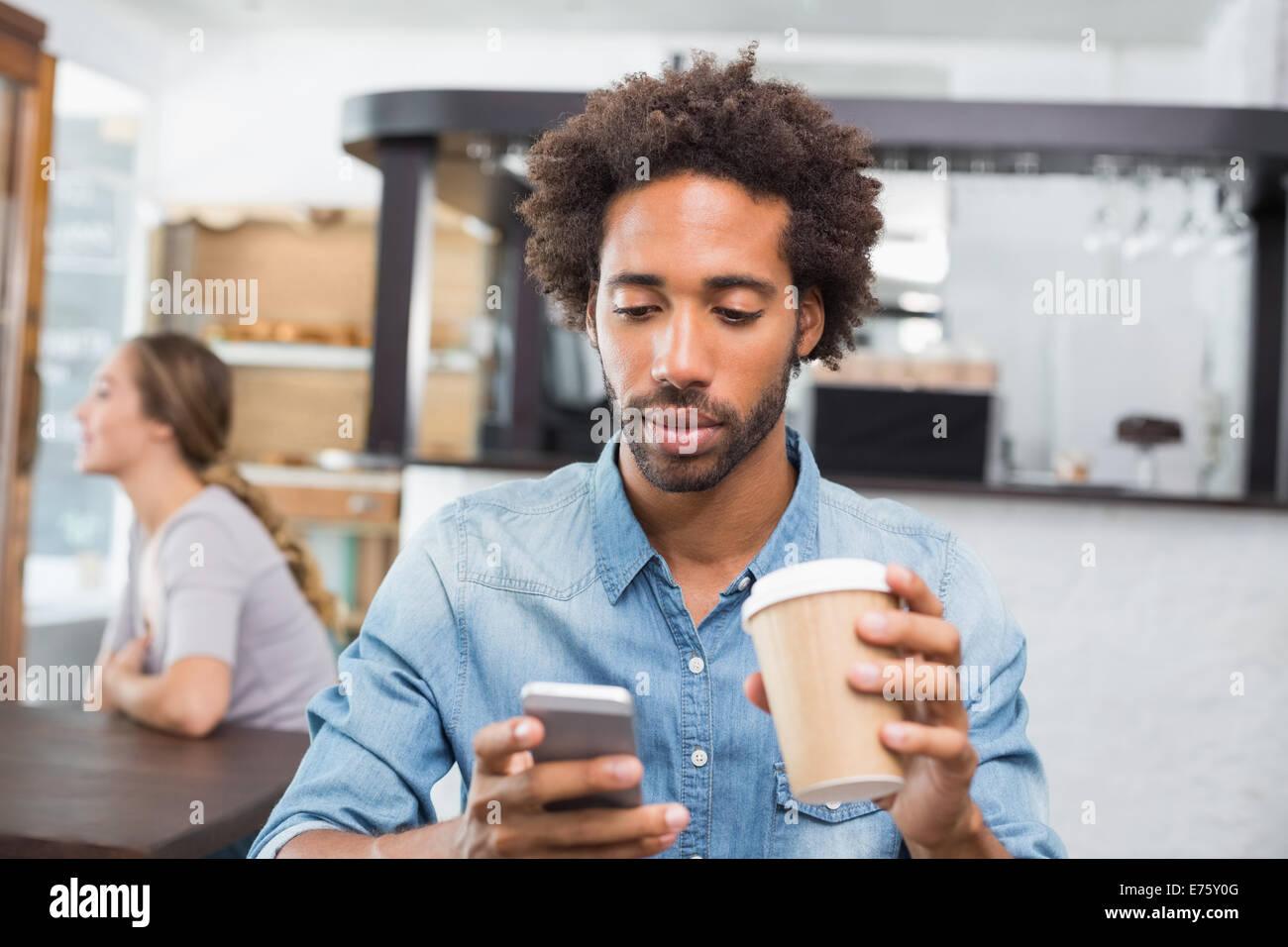 Coffee go handsome man hi-res stock photography and images - Alamy