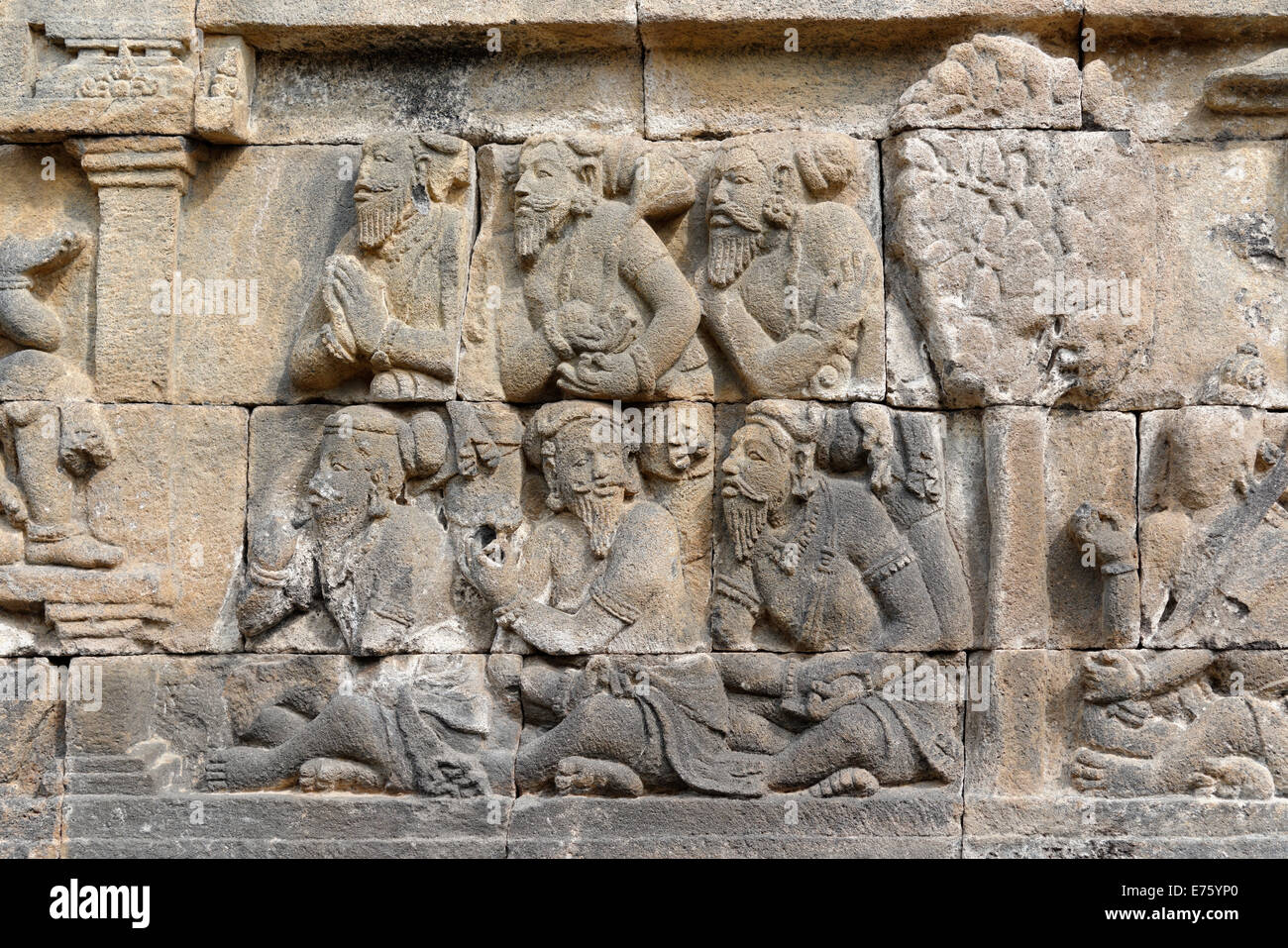 Relief borobudur temple hi-res stock photography and images - Alamy