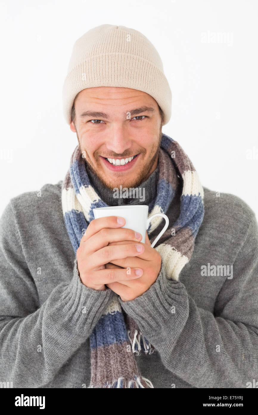 Young man in warm hi-res stock photography and images - Alamy