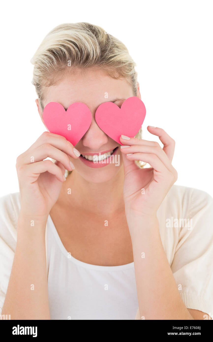 Smiling face with heart eyes hi-res stock photography and images - Alamy