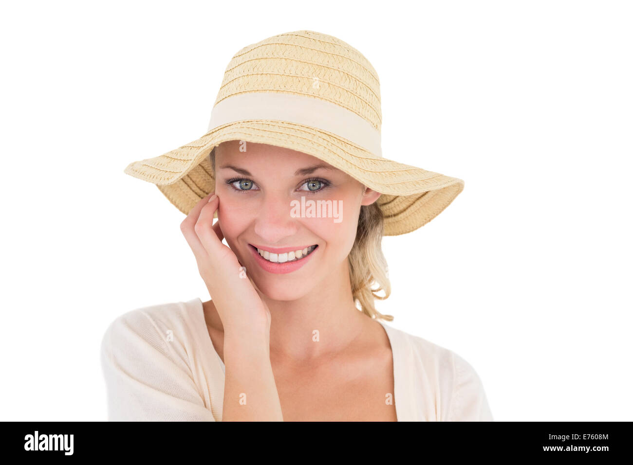 Wearing sun hat hi-res stock photography and images - Alamy
