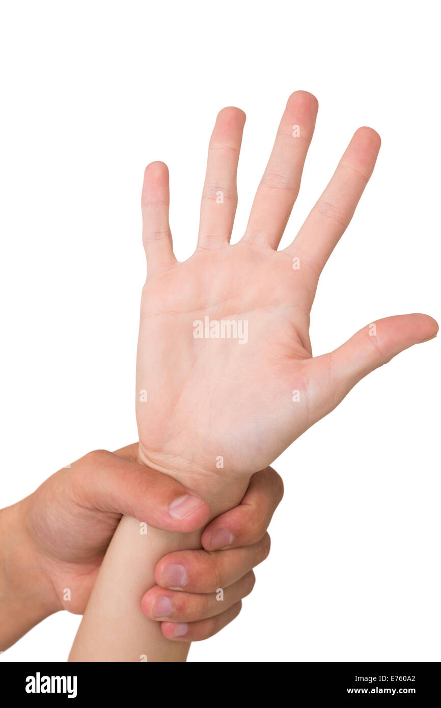 Close up of holding hand Stock Photo - Alamy