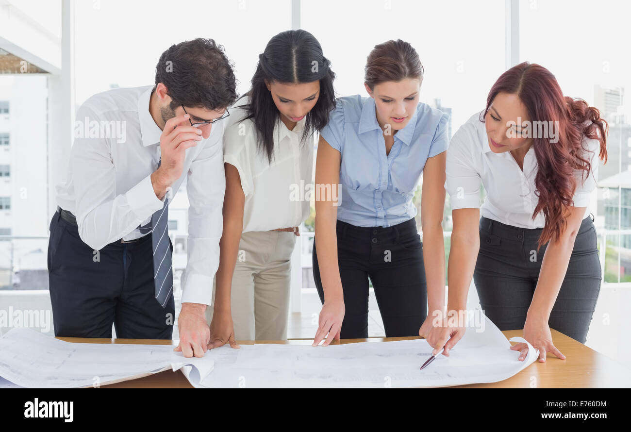 Businessman explaining plans team hi-res stock photography and images ...