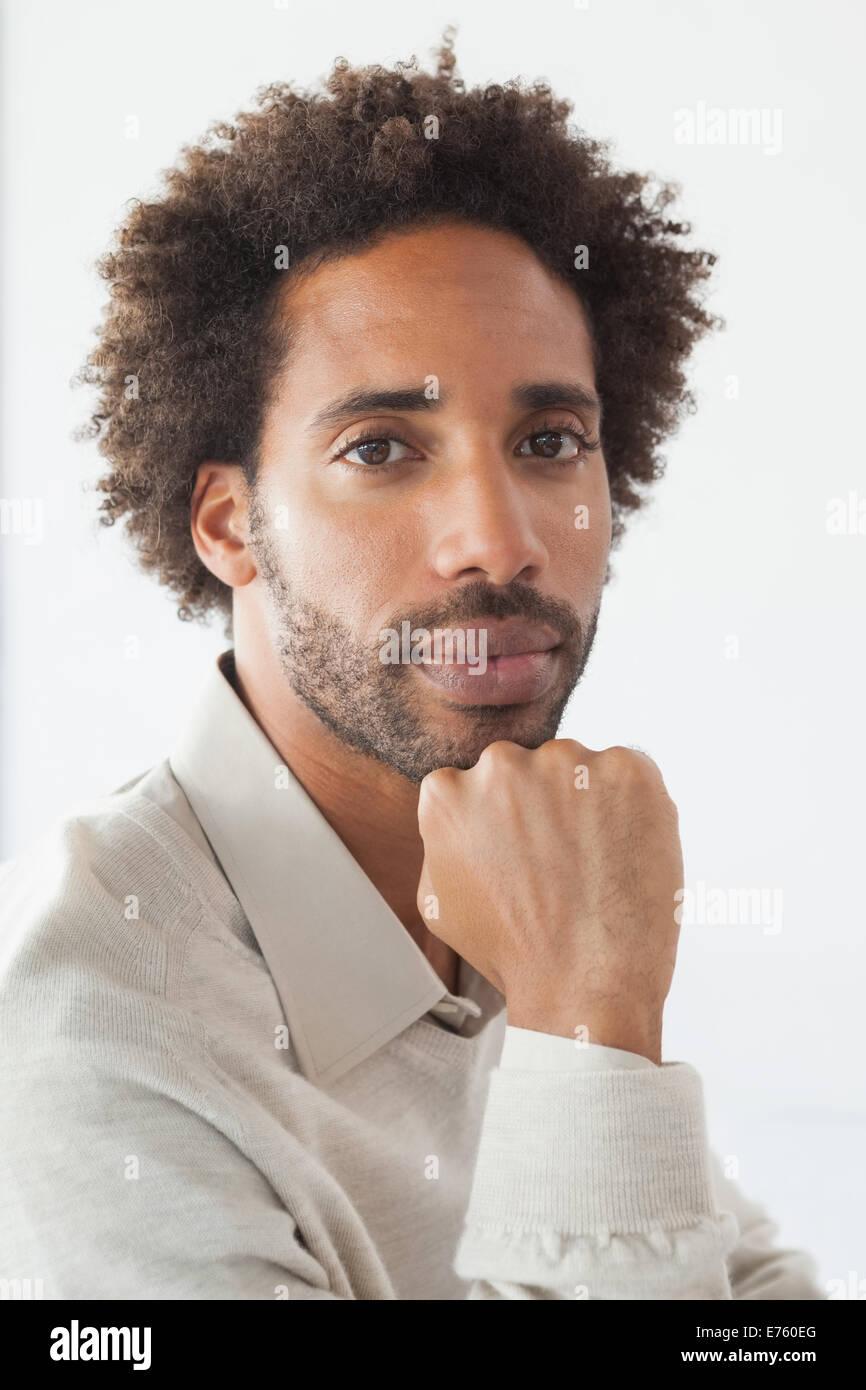Portrait man looking off camera hi-res stock photography and images - Alamy